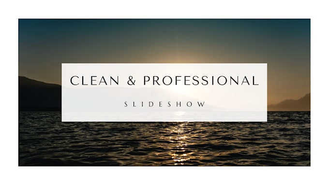 Create professional and clean slideshow videos by Fractalnoize | Fiverr