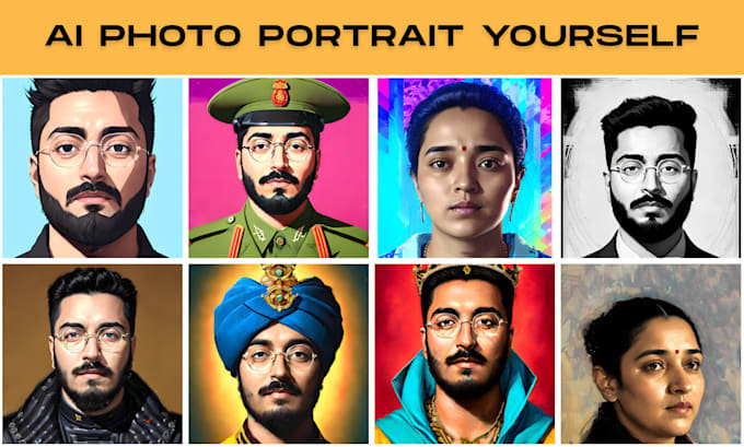 Create a unique ai photo of yourself by Harshalkhunt33 | Fiverr