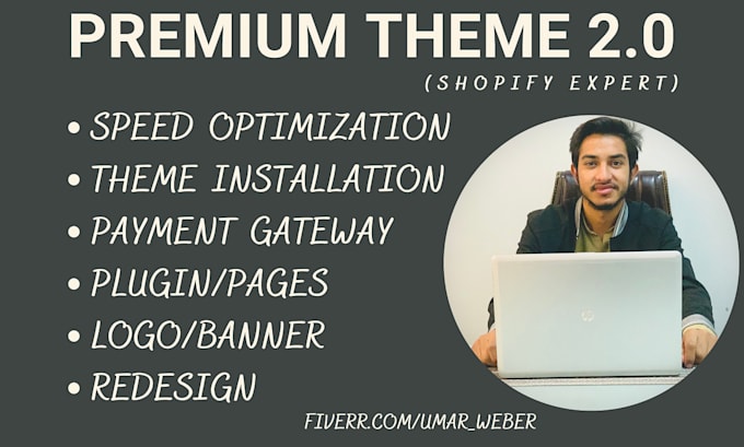 Provide shopify premium theme or store with lifetime license by Umer ...