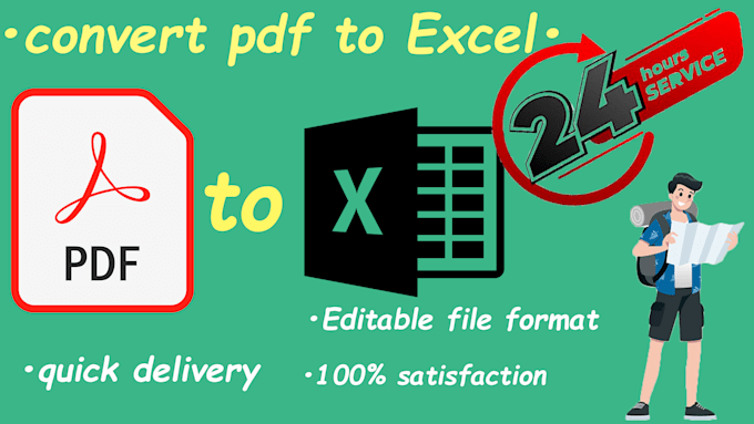 Convert pdf to excel by Faizul_rafii | Fiverr