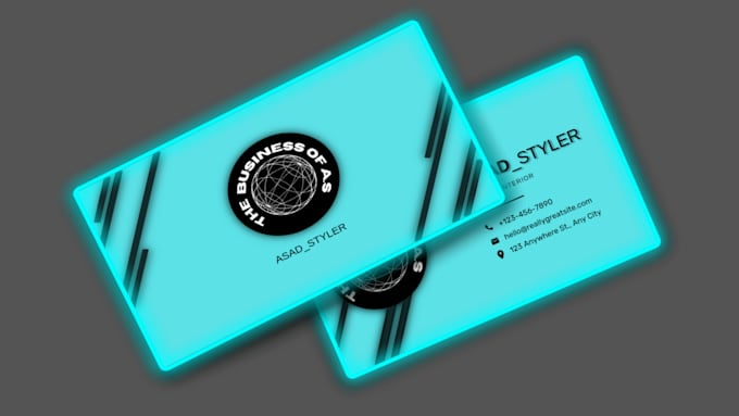 Design any types of card of illustrator in 24 hours by Syedasad_styler ...