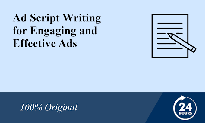 Create engaging and effective ad scripts by Alexpetru | Fiverr