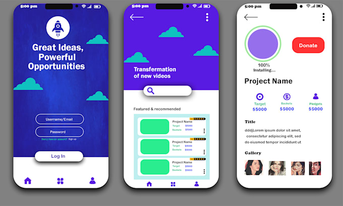 Create unique website, website design and ui website by Zainamd | Fiverr