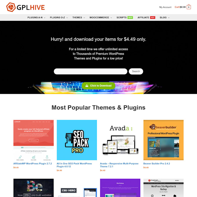 Create a gpl plugins and themes store woocommerce website by Purchasifyup | Fiverr