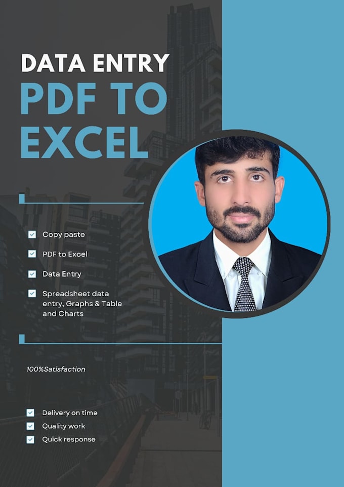 Do data entry, copy paste, web research and convert pdf files to excel ...