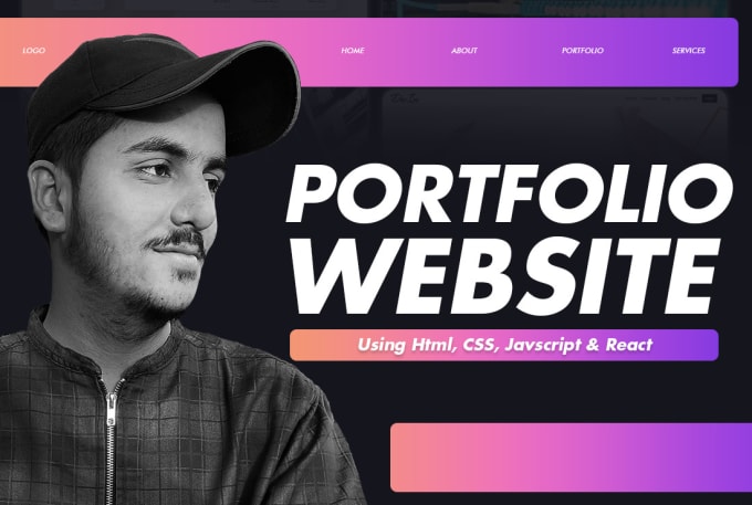 Create A Portfolio Website Using Html Css Javascript And React By Imtiaz0307 Fiverr