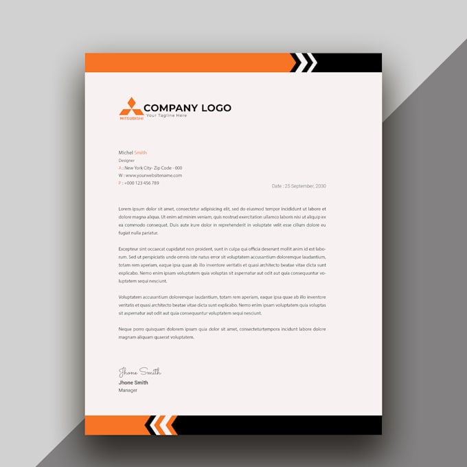 Design standard letterheads designs by Rumana_naznin | Fiverr