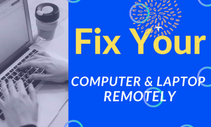 Fix your laptop and computers remotely by Computermasterr | Fiverr