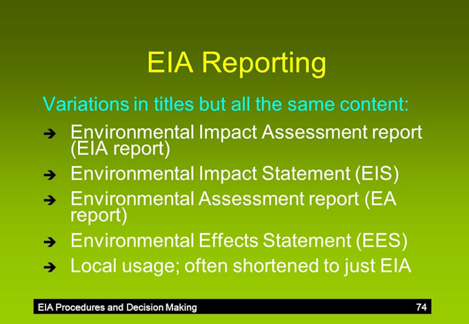 Prepare environmental impact assessment report by Engrahidrees | Fiverr