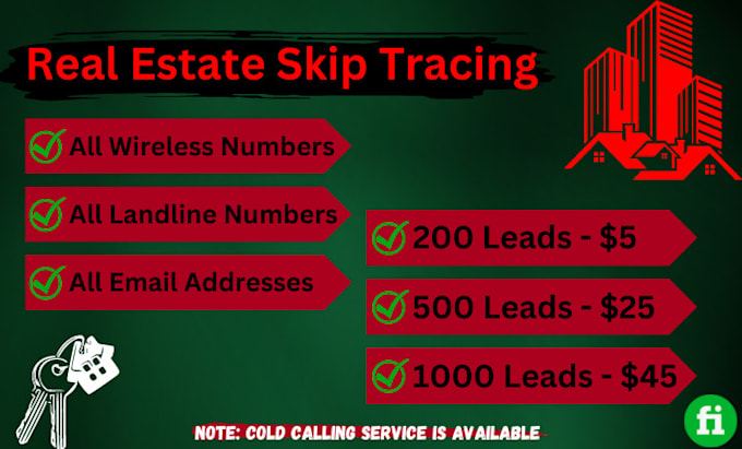 Do real estate skip tracing by Mazebaanonline | Fiverr