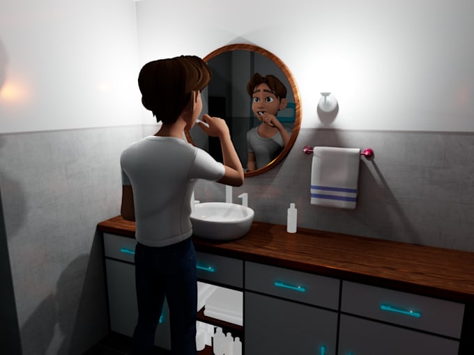 Create a quality 3d animation for you by Jaymishra70 | Fiverr