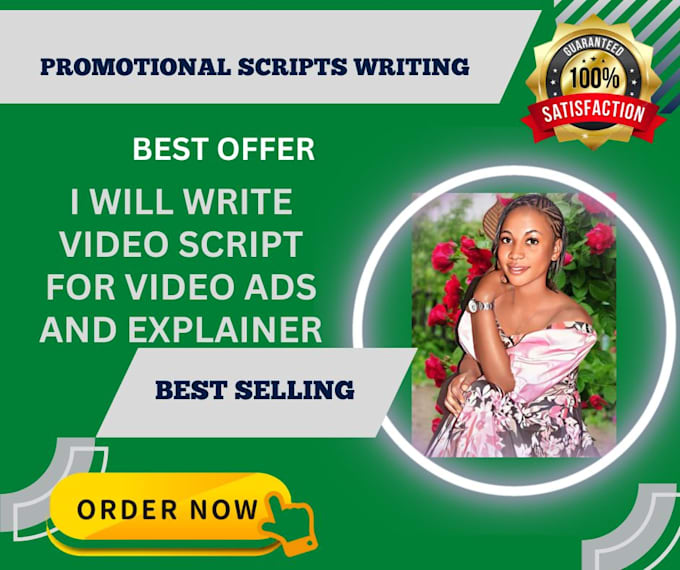 Write your commercial sales or explainer video script by Kingsley003 ...
