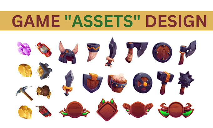 Create 2d game backgrounds, environment, maps, character, assets ...