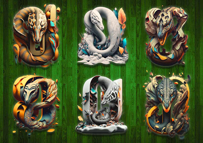 Sell ready printable graphic designs, snake logo by Ahmedeweda43 | Fiverr