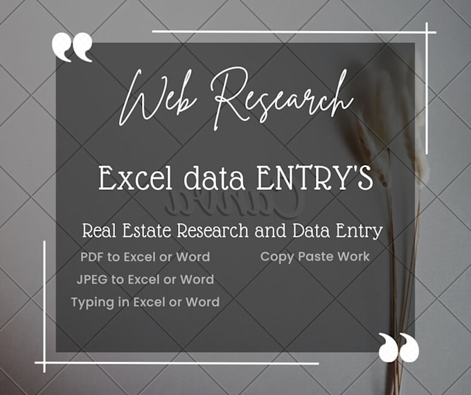 Do Excel Data Entry Typing Copy Paste Formatting By Hadi3220 Fiverr