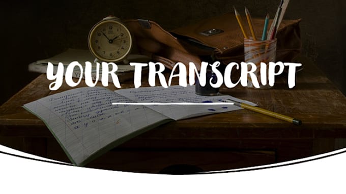 Create a transcript from your audio or video file by Focusedunited | Fiverr