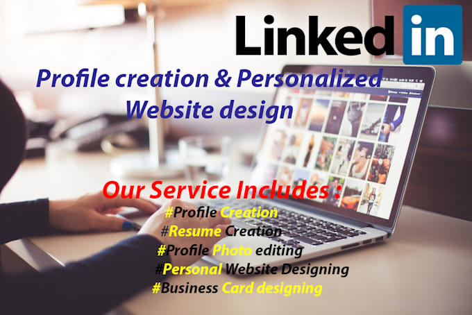 Create professional linkedin profile with a personalized website by ...