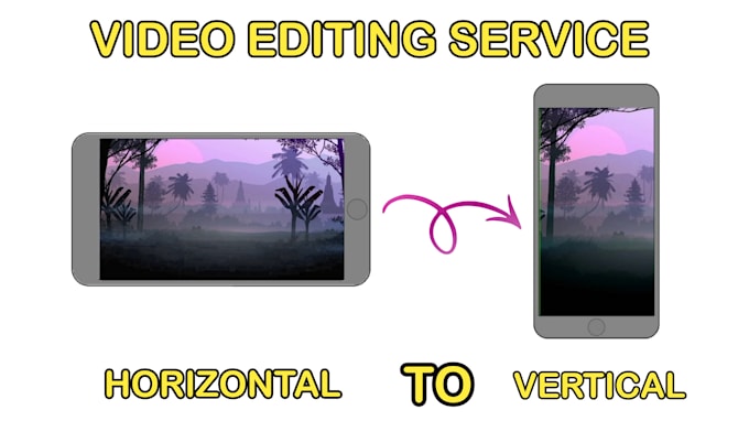 Create your horizontal video to vertical video by Mrnazakat | Fiverr