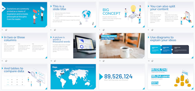 Create modern and unique powerpoint presentation by Mzulkaif123 | Fiverr