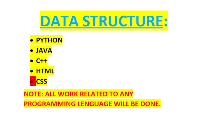 Do your data structure and algorithm tasks by Sufianiqbal021 | Fiverr Do your data structure and algorithm tasks by Sufianiqbal021 | Fiverr