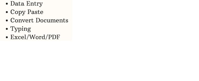 Data formatting cleaning copy paste etc by Shyamsojitra357 | Fiverr