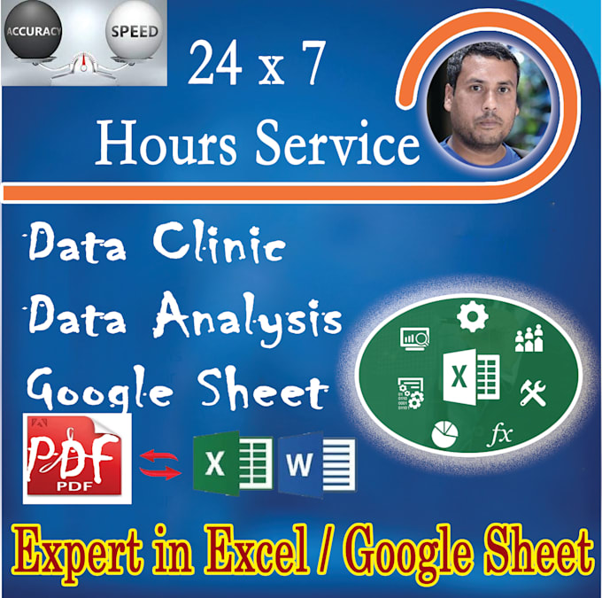 Expert excel google sheet clanging, analysis, conversion job by Paypal6363 | Fiverr