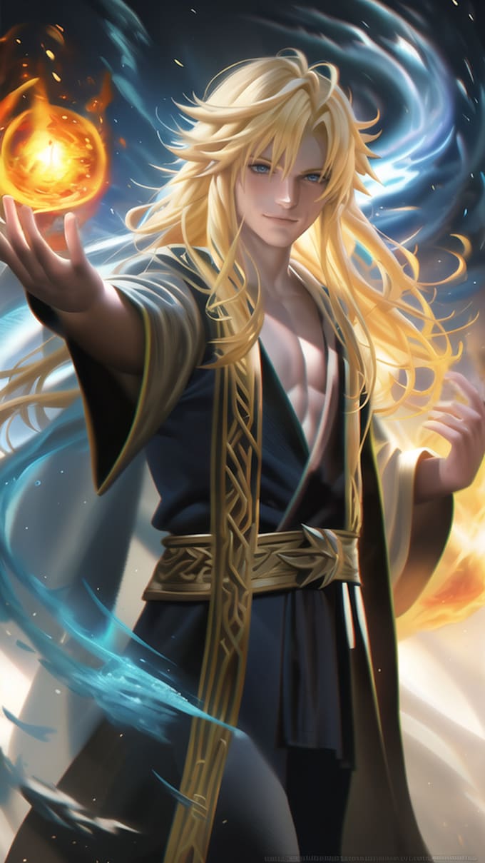 Create character illustrations for video games, oc, fantasy with sd by ...