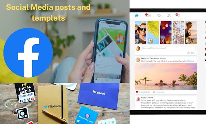 Create a facebook posts by using canva by Malikwriter0 | Fiverr