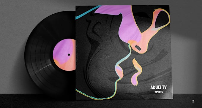 Design a custom abstract colorful album cover art by Ananyabhalla934 ...