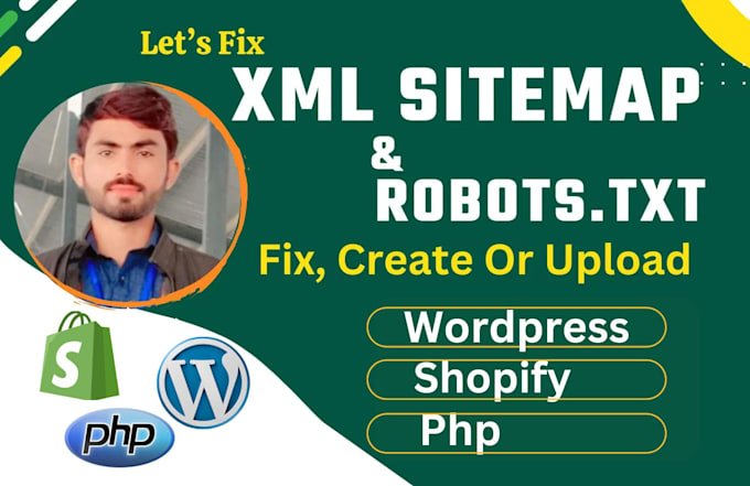 Fix and optimize xml sitemap and robots txt for shopify, wordpress, php by Bilal_ahmad92 | Fiverr