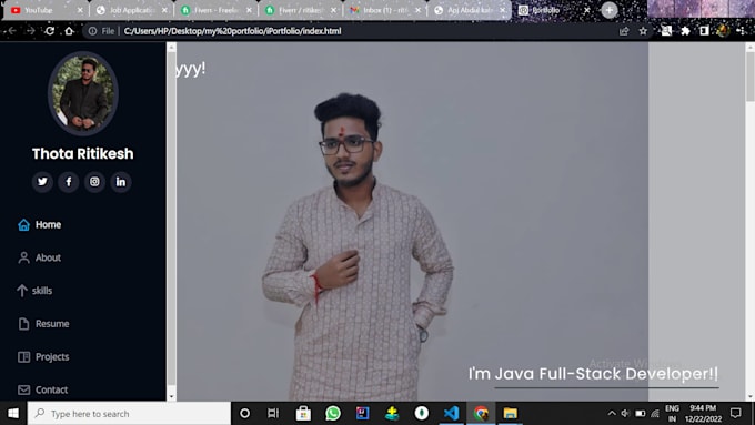 Do anything in html and css by Ritikeshdon | Fiverr