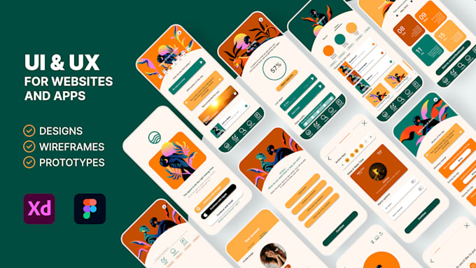 Design modern and appealing ui ux for mobile apps or websites by ...