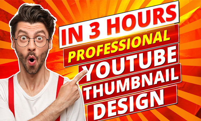 Design eyecatching attractive youtube thumbnails in 3 hours by ...