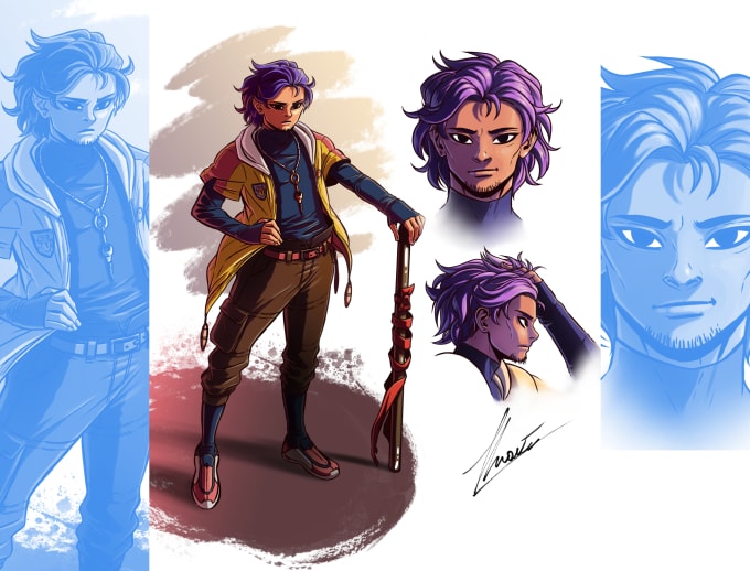 Create character designs for you by Santi_ikrad | Fiverr