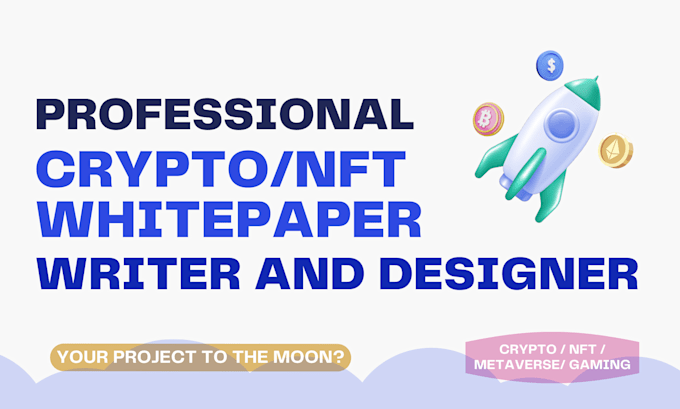 Create and design a professional crypto whitepaper and nft white paper by Vertexagency | Fiverr