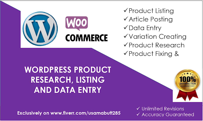 Do Wordpress Product Listing And Data Entry By Usamabutt285 Fiverr