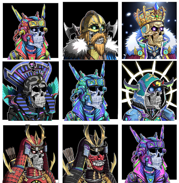 Custom drawn and design unique nft by Stevens987 | Fiverr