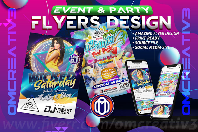 Design amazing flyers for your business, event or party by Omcreativ3 ...