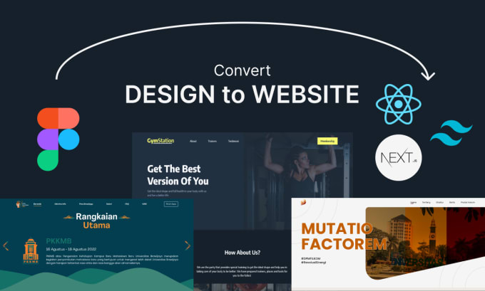 Convert Figma To React Js Next Js Website With Tailwind Css By Hasannasrullah Fiverr
