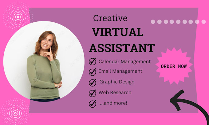 Be your creative virtual assistant personal assistant social media ...