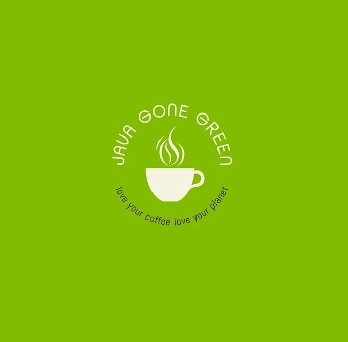 Design elegant eye catching java gone green logo design by Mollie_fulto ...