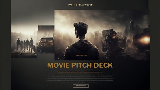 Create your original and industry standard film pitch deck by ...
