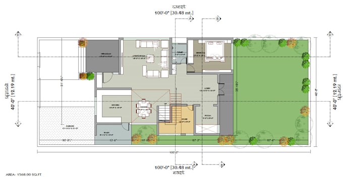 Create a presentation architectural drawing by Desizzn | Fiverr