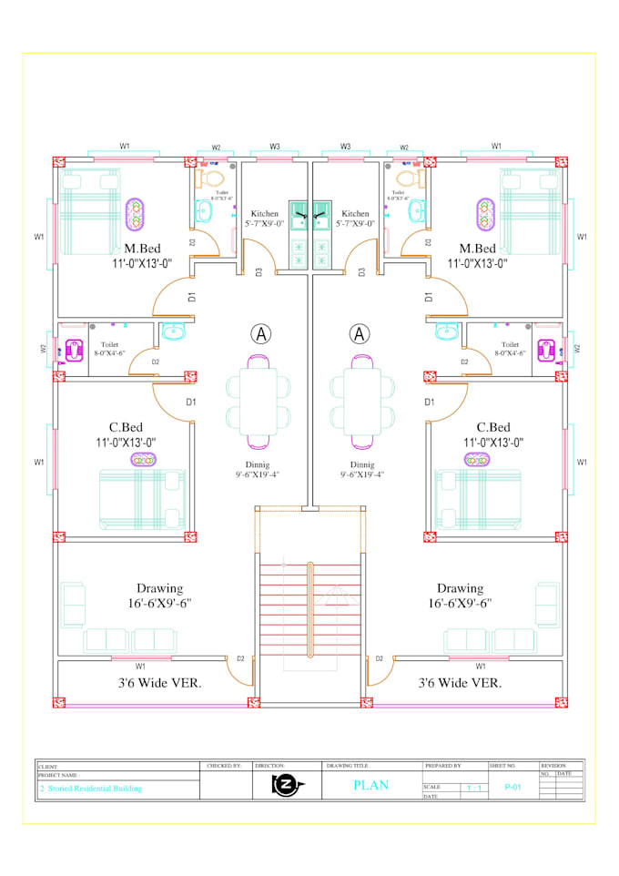 Create 2d floor plan by Shahadat604 | Fiverr