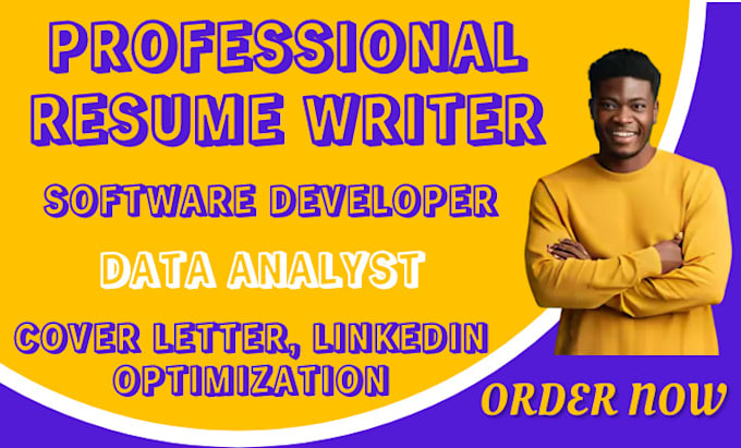 Craft your data analyst, software developer, engineering, it resume cover letter by Prof_atscv ...