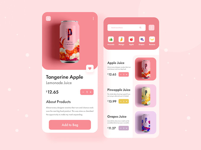 Do creative mobile app ui ux design, ui design, app design by Ismam_ovi ...