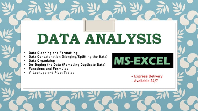 Do excel data cleaning, entry, merging, sorting, formatting by ... Do excel data cleaning, entry, merging, sorting, formatting by ...
