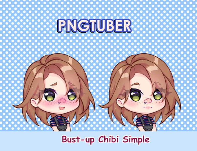 Draw your pngtuber chibi by Iufikun | Fiverr