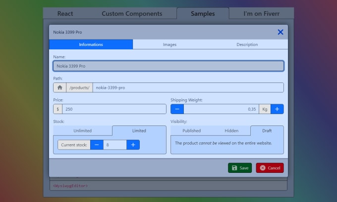 Develop custom react component, ui, widget, nextjs by Heymarco | Fiverr Develop custom react component, ui, widget, nextjs by Heymarco | Fiverr