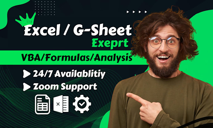Automate excel spreadsheet, google sheets, excel vba, macros, formulas expert by Nidaaslam12 ...